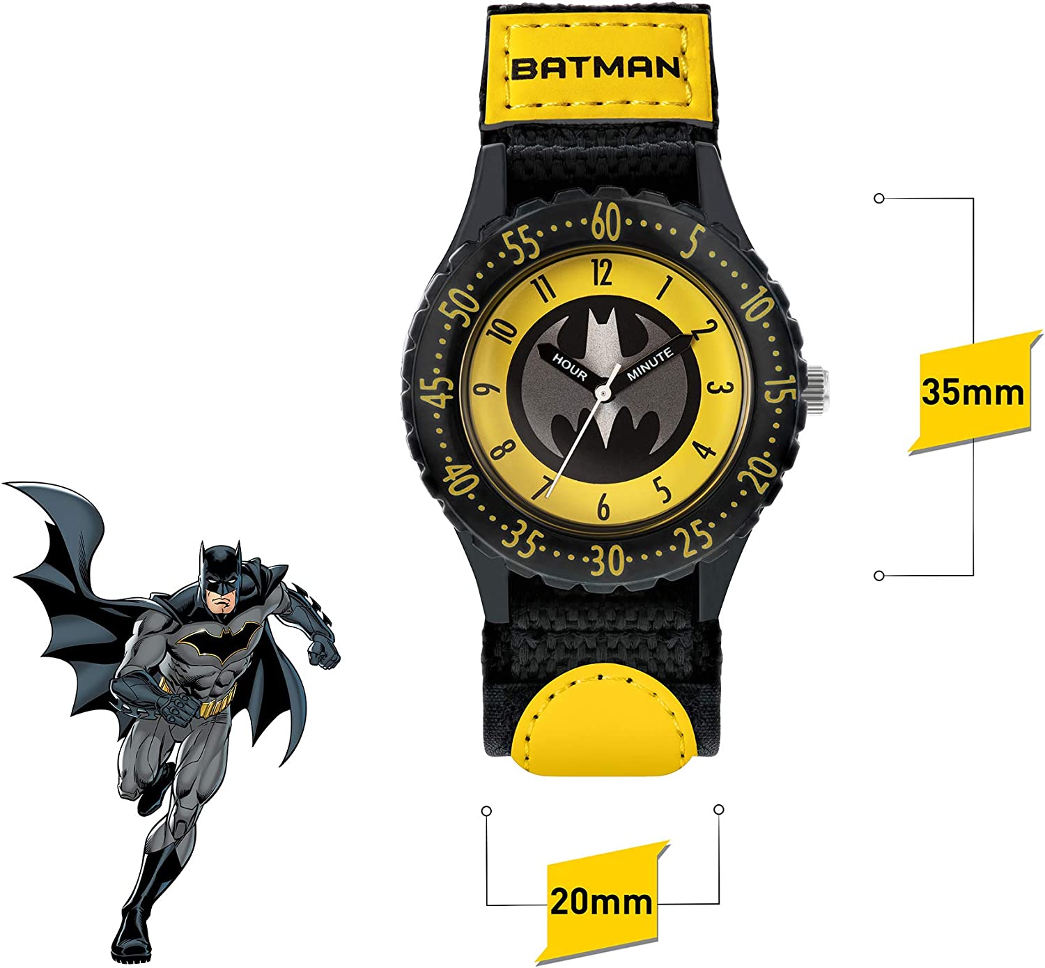 Disney Batman Kids Velcro Watch – Toys At Foys