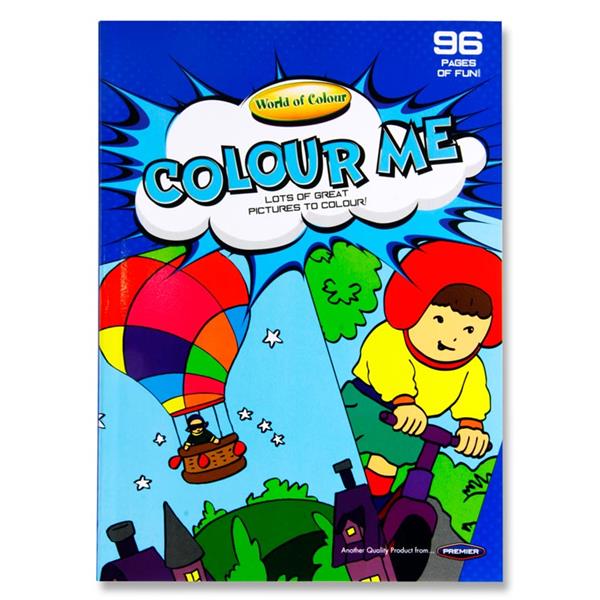 Woc A4 96pg Colour Fun Perforated Colouring Book – Toys At Foys
