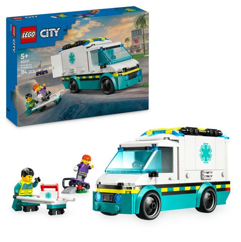 LEGO CITY 60451 Emergency Ambulance – Toys At Foys