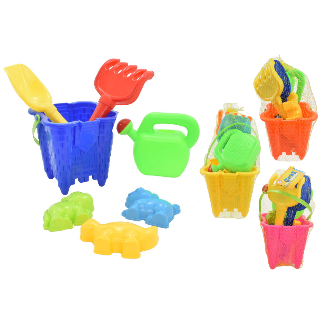 7pc Square Castle Bucket Set – Toys At Foys
